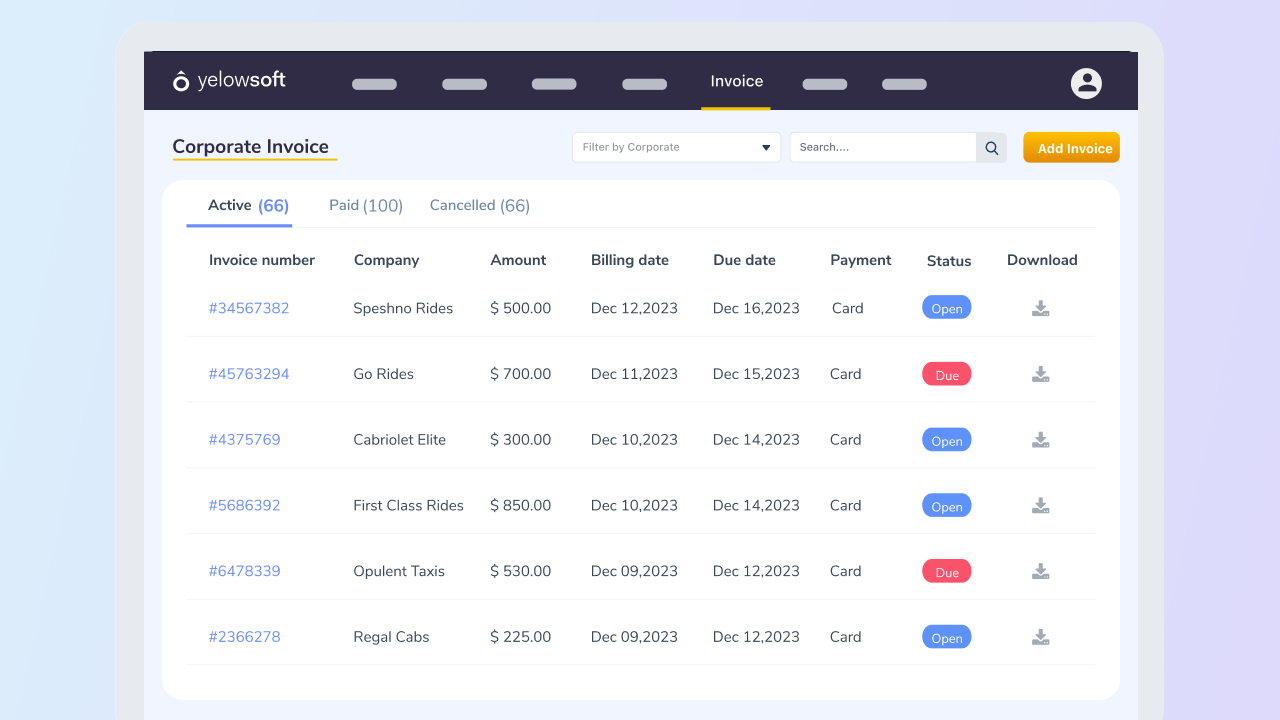 Taxi Dispatch Platform | Taxi Booking solution | YelowTaxi