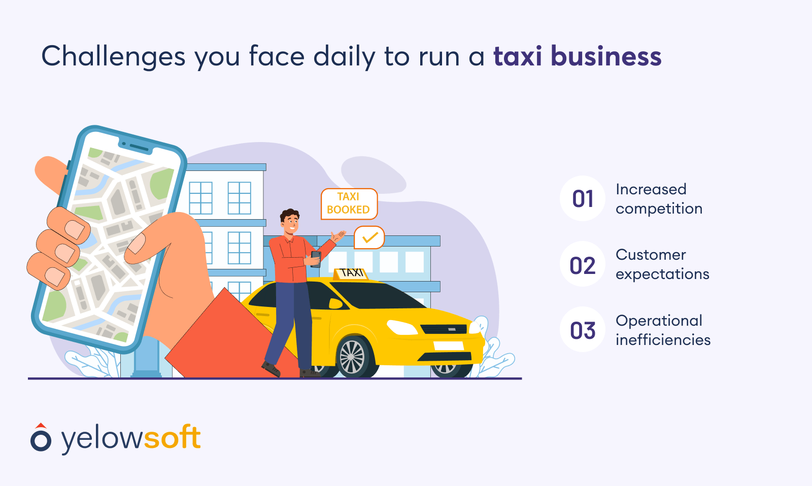How to grow taxi business with a taxi booking app solution