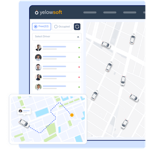 AI powered, cloud-based best taxi software | Yelowsoft