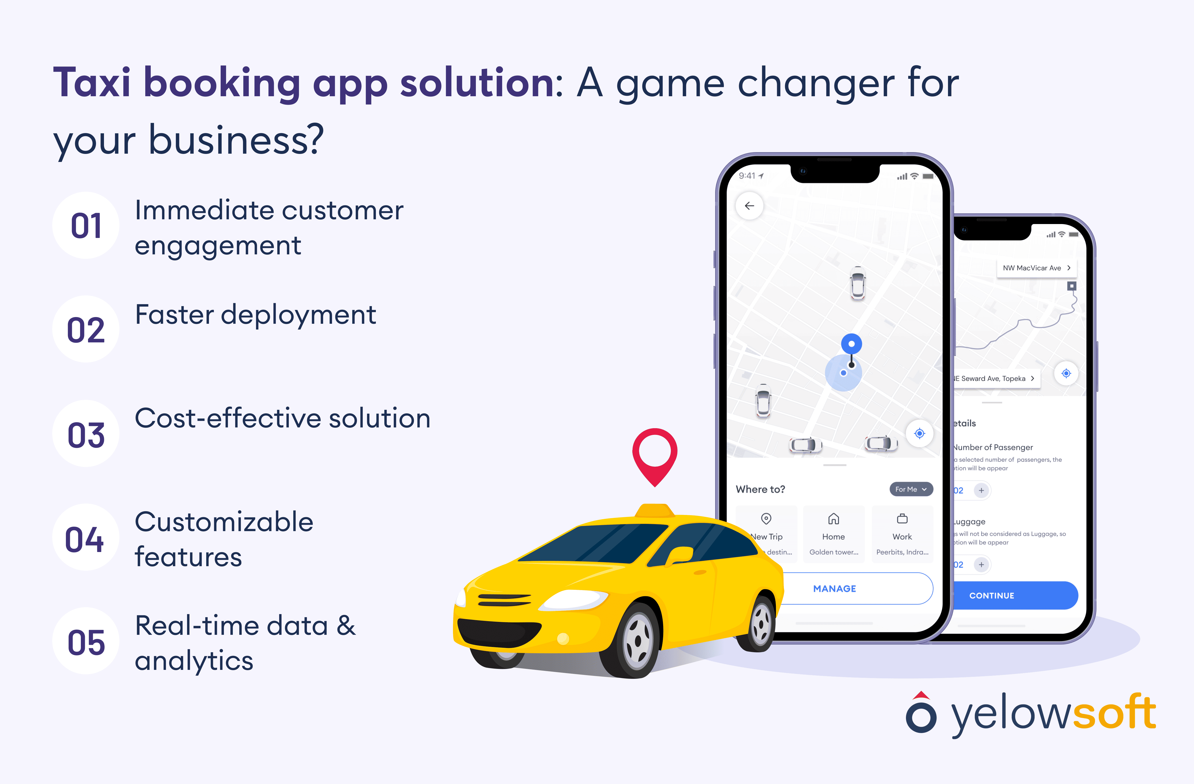 How to grow taxi business with a taxi booking app solution