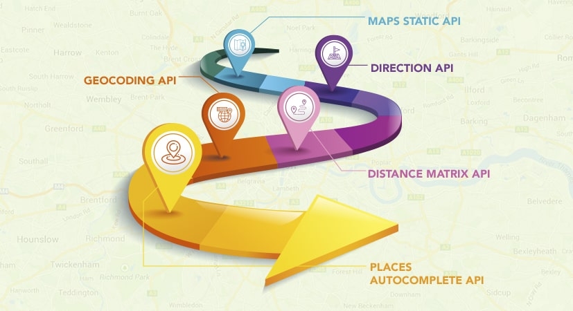 A guide on google maps API integration for taxi hailing app