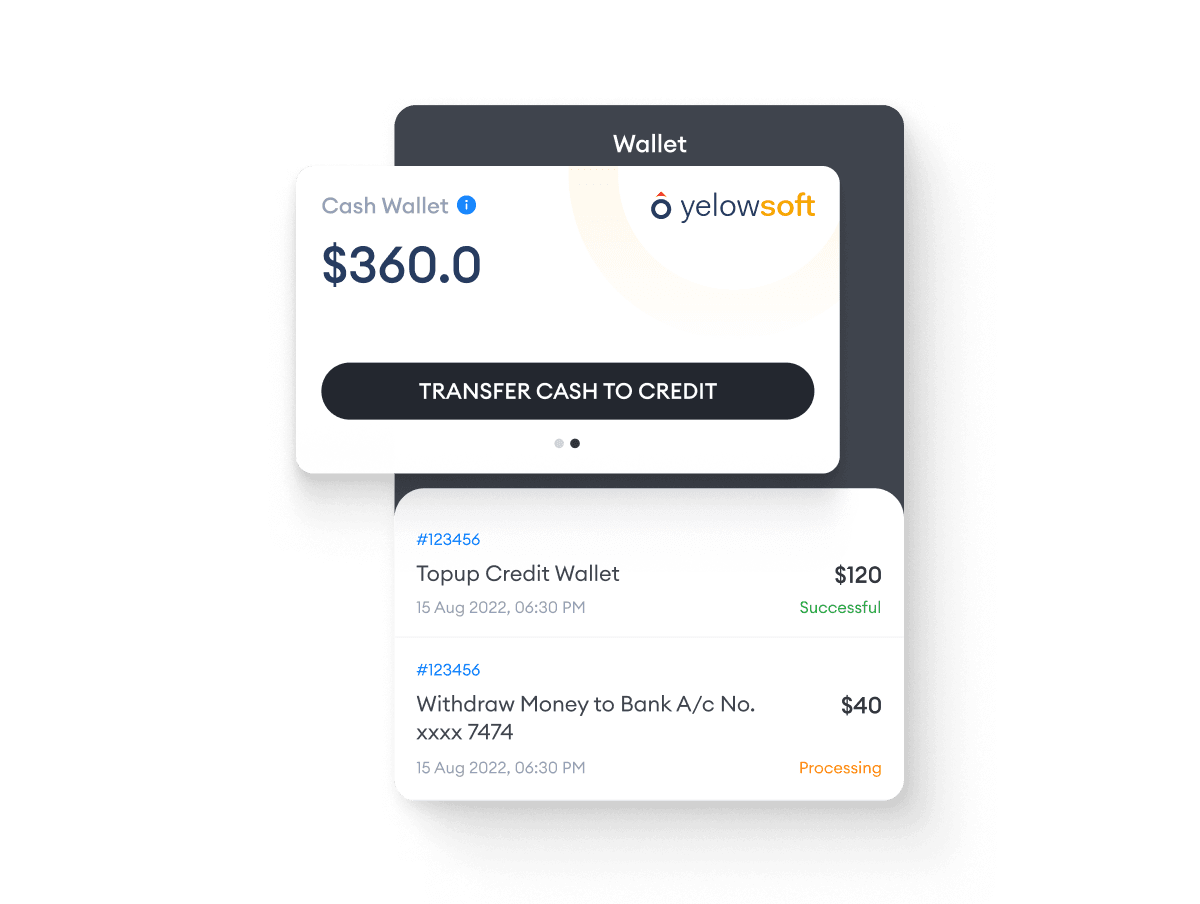 In-App Wallet for Seamless Payments | Yelowsoft Software