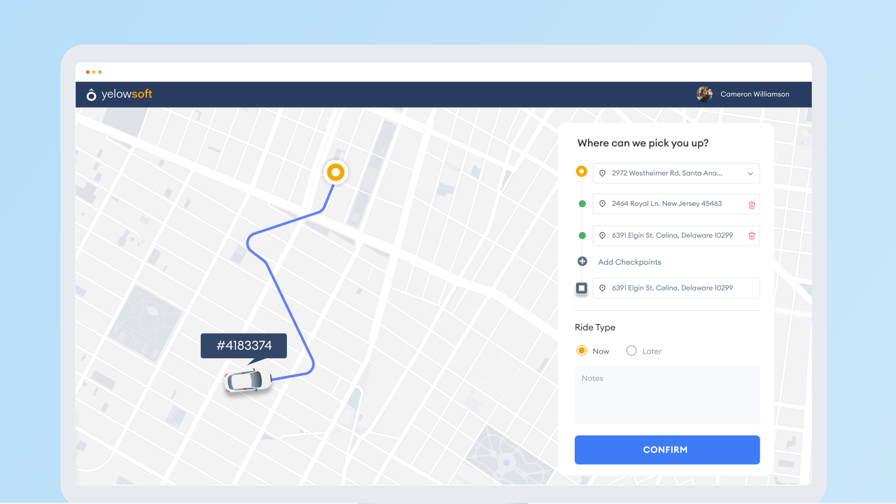 Automated Taxi Dispatch System | Taxi Software Solution