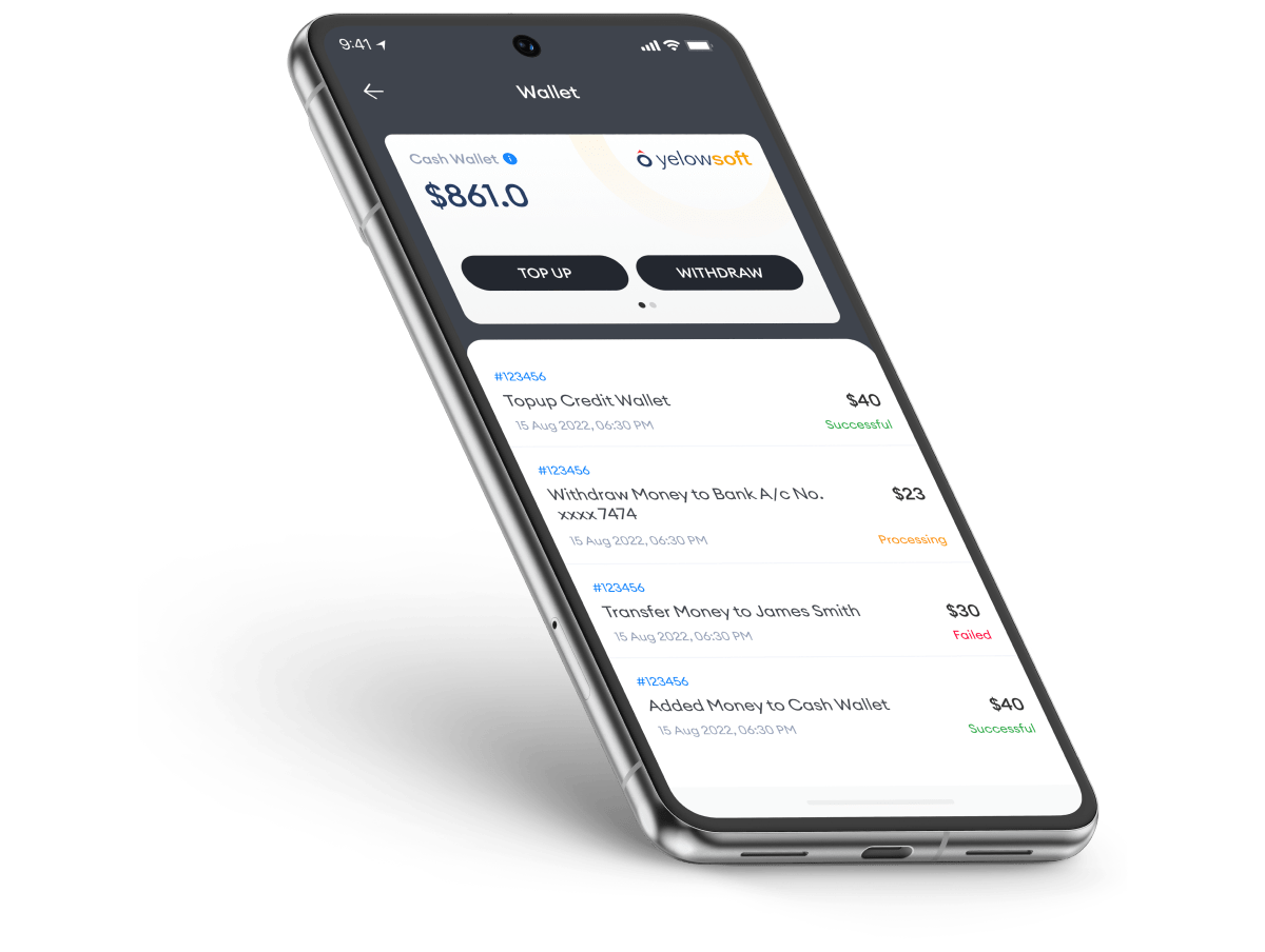 Earning Tracker - Yelowsoft Driver App